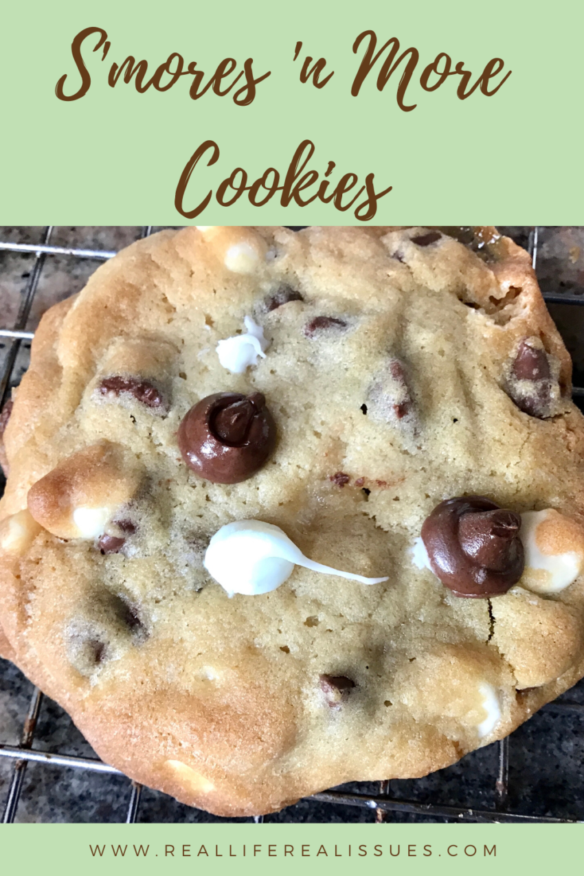 S’mores ‘n More Cookies | Real Life Real Issues & The Serial Chef